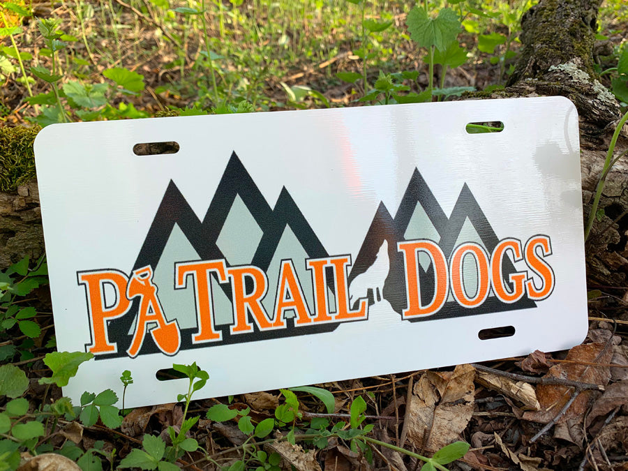 PA Trail Dogs license plate – ReVibe Gear // Rocksylvania LLC